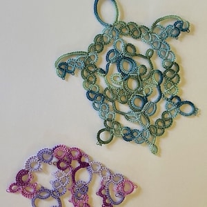 Tatting Pattern PDF round Shell by Frivolite Con - Etsy