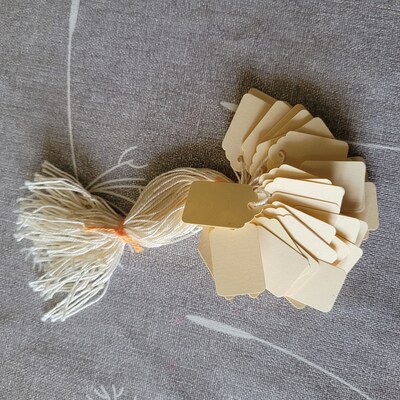 25 Pink Paper Strung Gift/pricing Tags Size 120mm X 60mm - Etsy UK