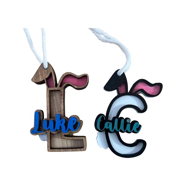 Easter Alphabet Tags A to Z, Personalized Tags, Laser Cut File, Svg ...