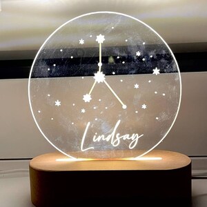 Custom Wooden Alphabet Night Light ,initial LED Night Light ...