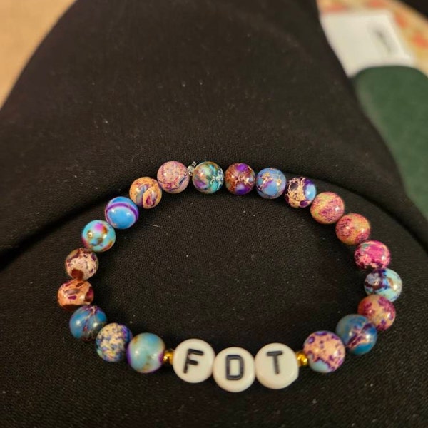 Chicago Bulls Bracelet - Black and Red Beaded - Made With Red Agate and ...