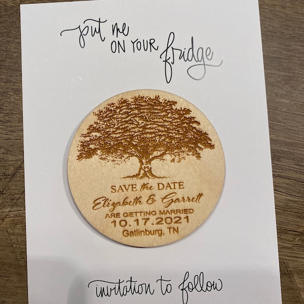 A2 Save the Date Magnet Backing Cards - Put Me on Your Fridge Card ...