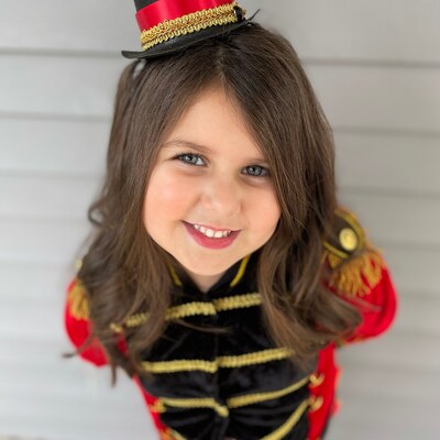 Ringmaster Mini Circus Top Hat for Adults & Children, Top Hat Headband ...