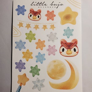 Animal Crossing Sticker Sheet ACNH Stickers Kawaii Bullet | Etsy