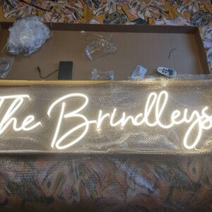 Custom Neon Sign Battery Operated Upgrade Available Wedding - Etsy UK