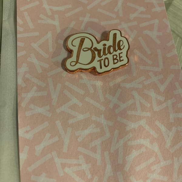 Mother of the Bride Enamel Pin Wedding Pin Hen Party Badge Bachelorette ...