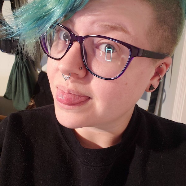 16G Spider Web Septum Clicker Ring, Silver Hinged Segment Septum Hoop ...