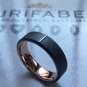 Hand Engraved Titanium Ring. Handmade Titanium Scroll Ring With Hand ...