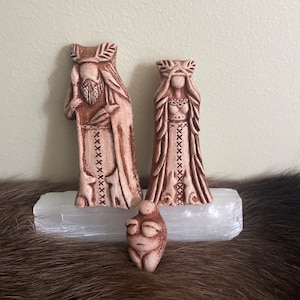 Freya and Odin Statue / Odin and Freya Figurines Are Made of - Etsy