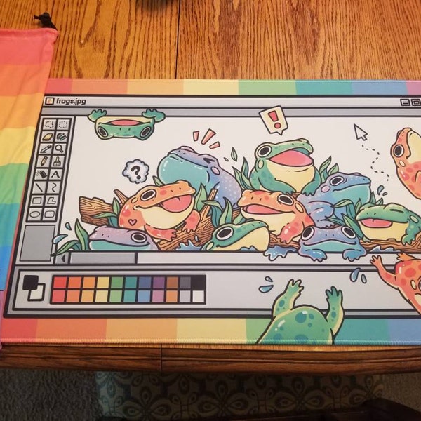 Frogs.jpg Playmat // Deskmat and Mousepad // Accessories for MTG - Etsy