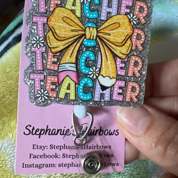 Healing Badge Reel, Id Holder, Encouraging Badge Reel, Badge Reel ...