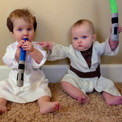 Star Wars Baby, Baby Shower Gift, Light Saber Baby, Lightsaber Rattle ...