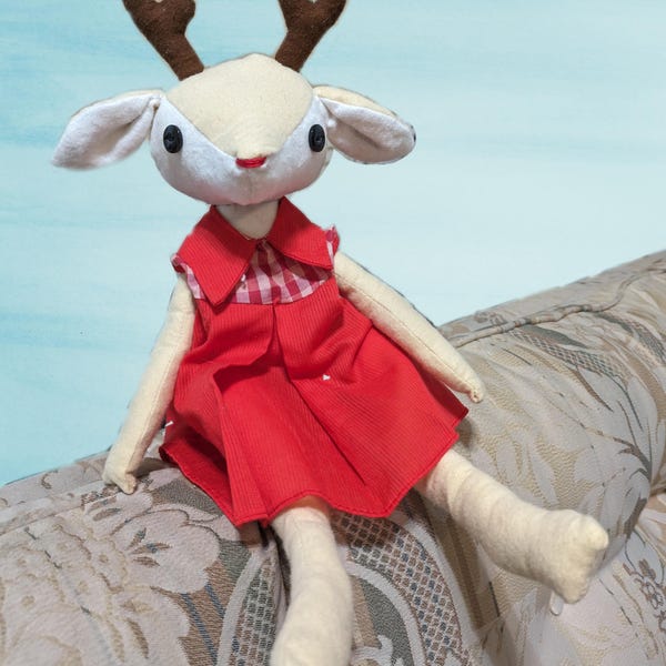 4 Sewing Pattern Bundle. Deer, Hare, Fox, Wolf, With Clothes. - Etsy