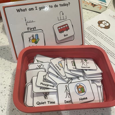 How Long Countdown Strip Visual Support/aid for Autism/adhd//visual ...