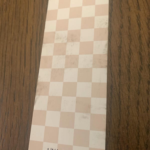 Neutral Checkered Bookmark Set | Little Turkey Shoppe | Checkered ...