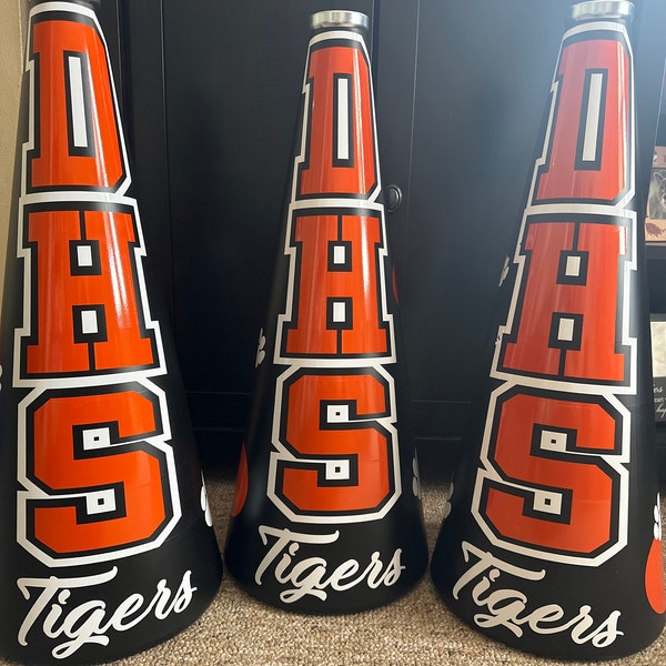 25" Custom Cheer Megaphone LOTS of Colors to Choose From - Etsy