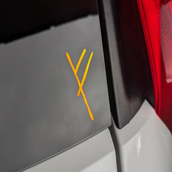 Gandalf's Mark Window Decal, Lord of the Rings Inspired Car Decal, Lotr ...
