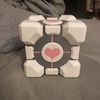 Portal Companion Cube Box | 3D Printed Weighted Companion Cube Storage ...
