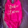 GIRLS Personalized One Piece Swimsuit Onepiece Girls Swimwear Kids ...