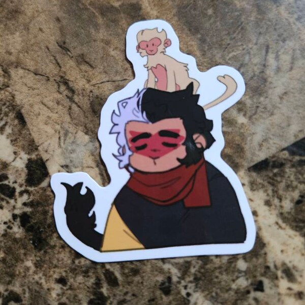 Ne Zha Matte Sticker - Etsy