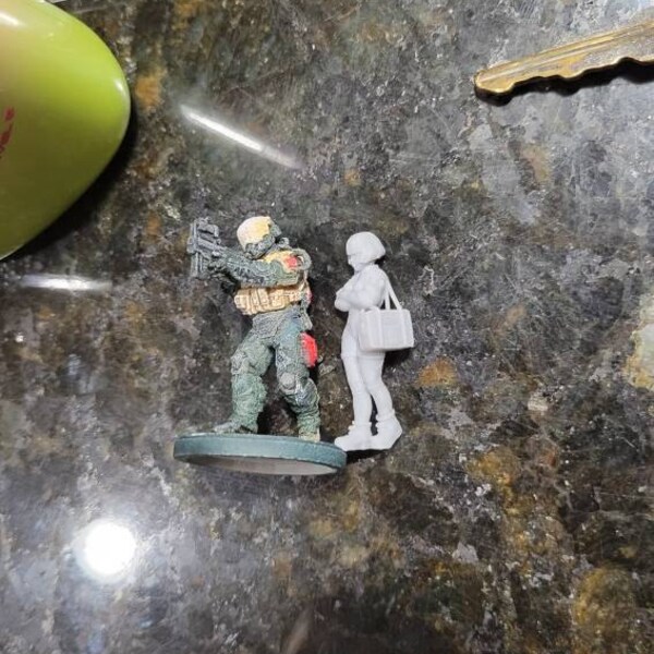 Orc Oni Chieftain Japanese 28mm 32mm Scale Dnd Miniature Dungeons and ...