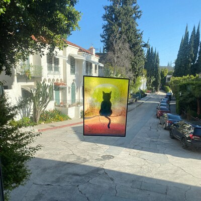 Starry Night WINDOW CLING Suncatcher Faux Stained Glass - Etsy