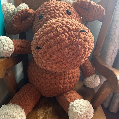 Manny Moose CROCHET PATTERN, Amigurumi Crochet Pattern, PDF, English ...
