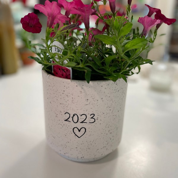 Memorial Gift • Custom Memorial Planter Pot for Loss of Loved One ...