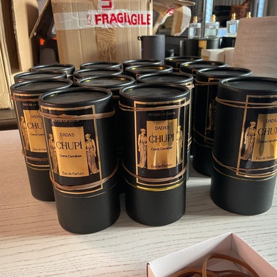 Black Background Metal Perfume Label With Metallic Printing customized ...