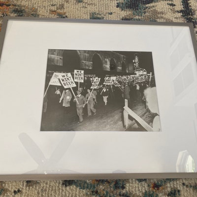 We Want Beer Print, Prohibition Protest, Alcohol Bars and Drinking ...