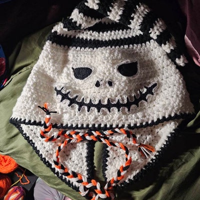 Bone Daddy Hood Crochet PATTERN this is a Digital Pattern, Not a ...