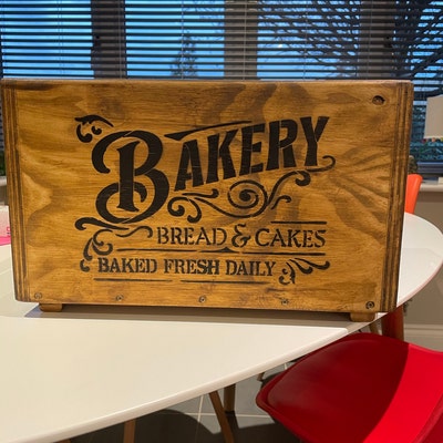 STENCIL 'bakery', Rustic Sign, Cafe, Bread, Cakes, Kitchen, Furniture ...