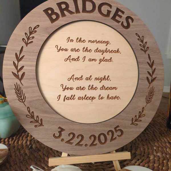 Unity Ceremony Puzzle - Blended Family Wedding Idea - Wood Sign With ...