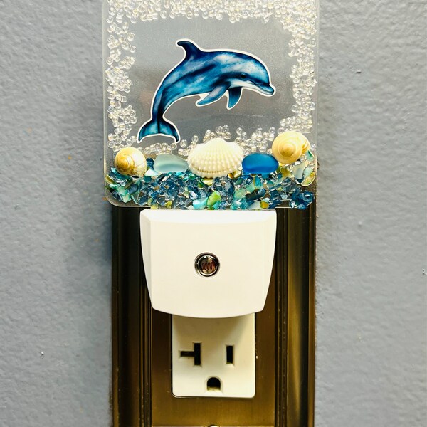 Dolphin LED Beach Night Light - Etsy
