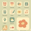 Cute Retro Hand Drawn Ios & Android App Icons | Home Screen Set ...