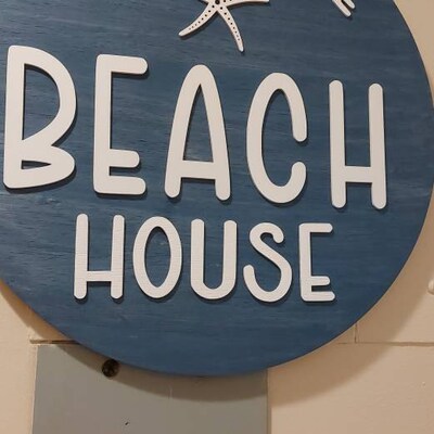 Personalized Beach House Sign, Beach Sign, Beach House Decor, Lake ...