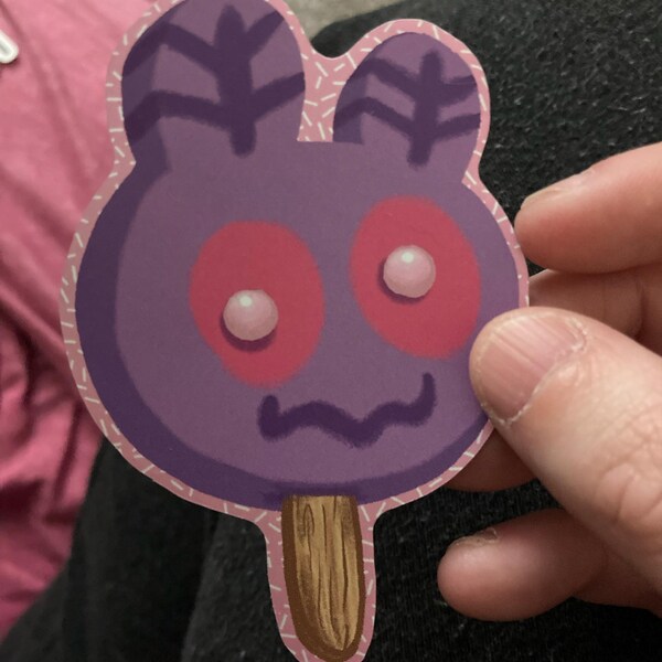 Cryptid Ice Cream Stickers - Etsy