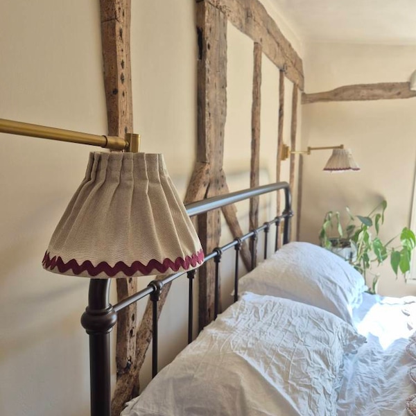 Mulberry Ric-rac Ruffle Shade - Etsy