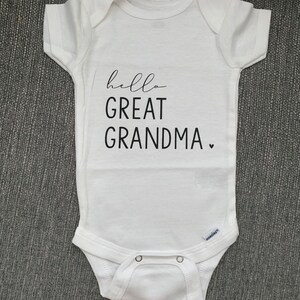 Great Grand Baby Coming Pregnancy Announcement Great - Etsy