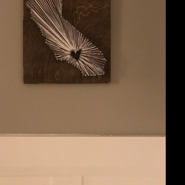 DIY California String Art Kit, State String Art Kit, California Nail ...