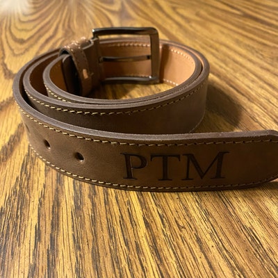 Handmade Personalized Belt Anniversary Gift Engraved Leather Belt ...