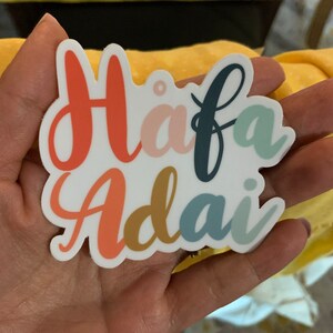 Hafa Adai Stickers Chamorro Stickers Guam Stickers - Etsy