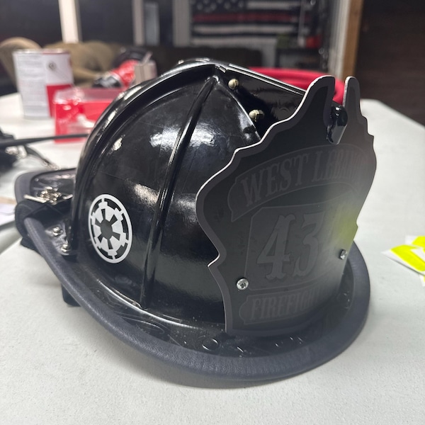 BOMBERO Highly REFLECTIVE Durable Fire Helmet Sticker Decal window ...