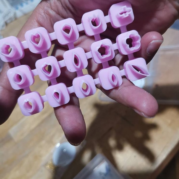 Keoker Mini Polymer Clay Cutters - 15 Shapes Mini Flower Polymer Clay ...