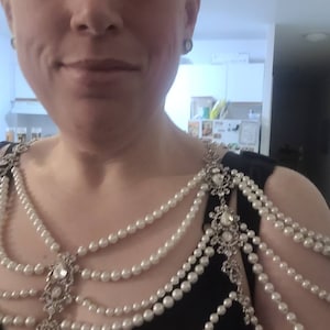 Wedding Shoulder Jewelrybody Harness crystal Shoulder Necklacewedding ...