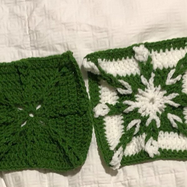 Jacob's Ladder 8" Granny Square Crochet PATTERN PDF - March - Granny's ...