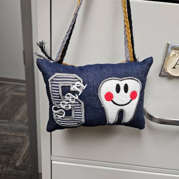 Set of 4 Tooth Applique Embroidery Designs Tooth Machine Embroidery ...