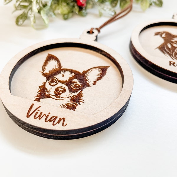 Laser Cut File / Christmas Ornament Digital File / Dog Breed Christmas ...