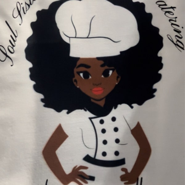 Black Woman Chef 3 | Digital SVG - DXF - EPS - Png - Jpg | Instant ...