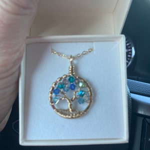 Ruby Tree of Life Necklace Silver Red Wire Wrapped Pendant - Etsy